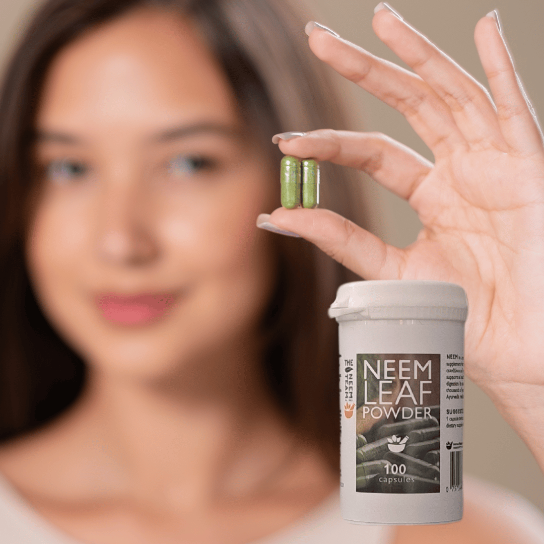 Neem Leaf Vegan Capsules - 100 | THE NEEM TEAM!