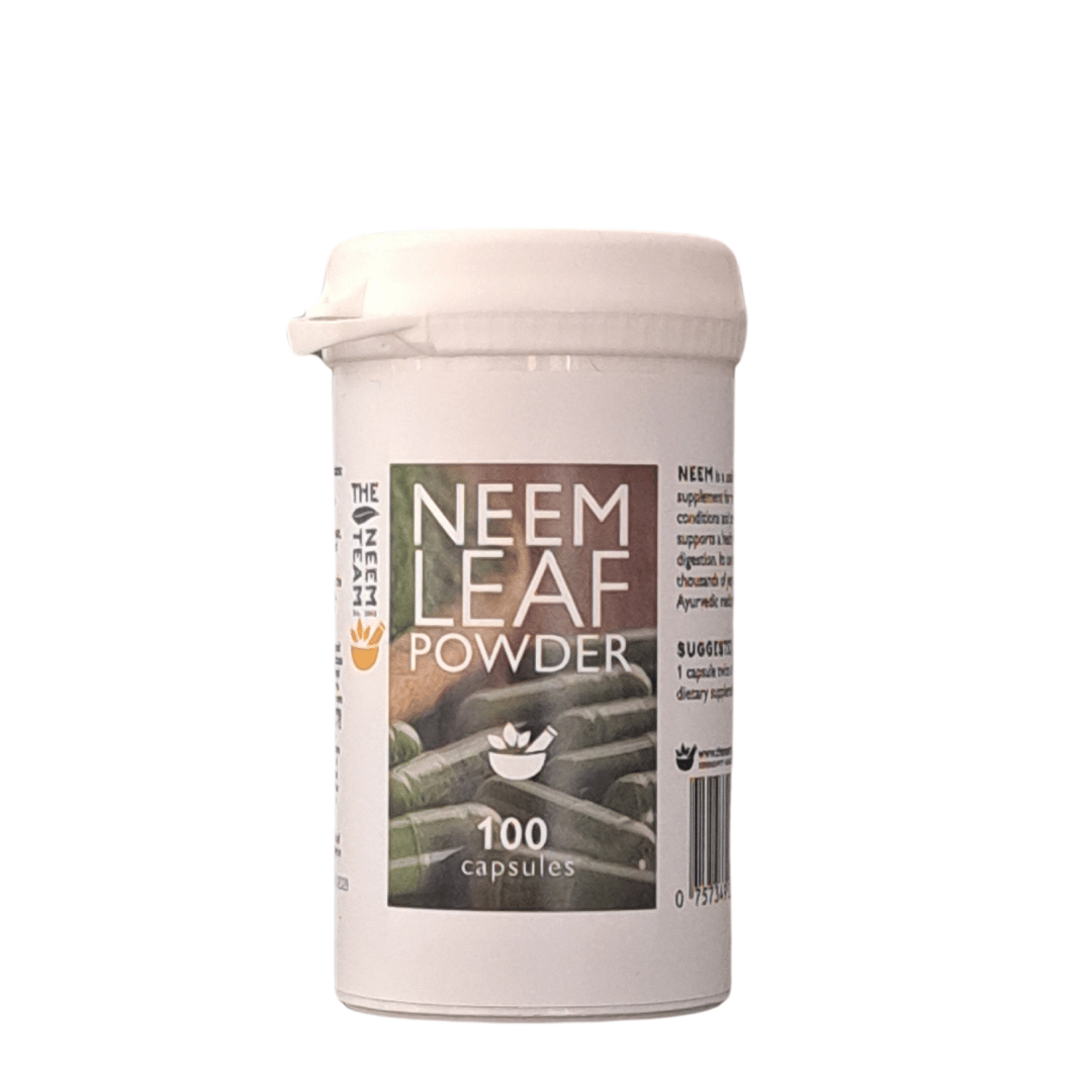 Neem Leaf Vegan Capsules - 100 | THE NEEM TEAM!
